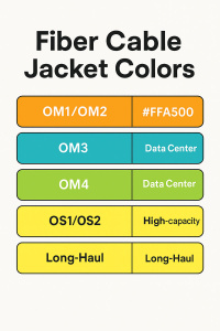 Fiber Optic Color Code Explained: Jacket, Connector & Buffer Colors ...